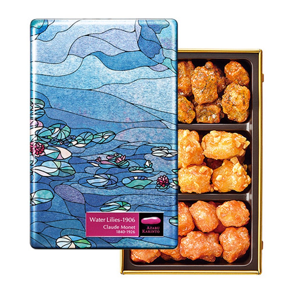 Get AZABU KARINTO Museum Series Water Lilies Tin can Delivered | Weee! Asian Market