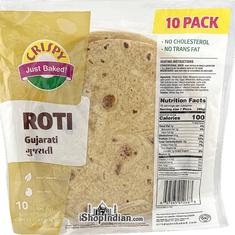 Get Crispy Gujarati Roti, 10 pcs pack Delivered | Weee! Asian Market