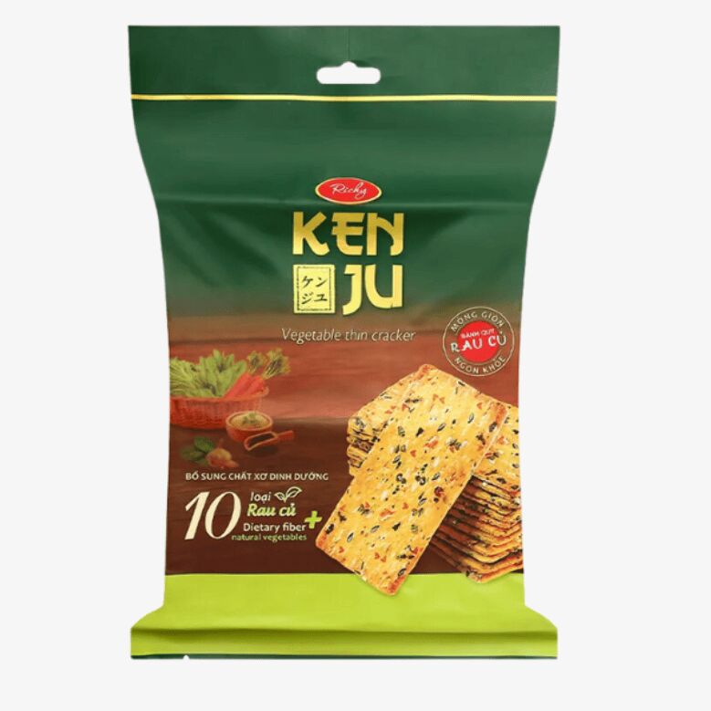 Get [Kenju] Veggie Rice Cracker 192g (10pcs) 1 count Delivered | Weee ...