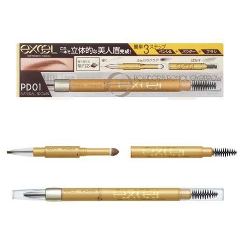 Get EXCEL 3 in 1 eyebrow pencil PD01 0.4g Delivered | Weee! Asian Market