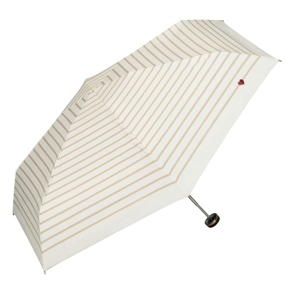 WPC Off Color Blackout Heart Mini Parasol 1 count - Weee!