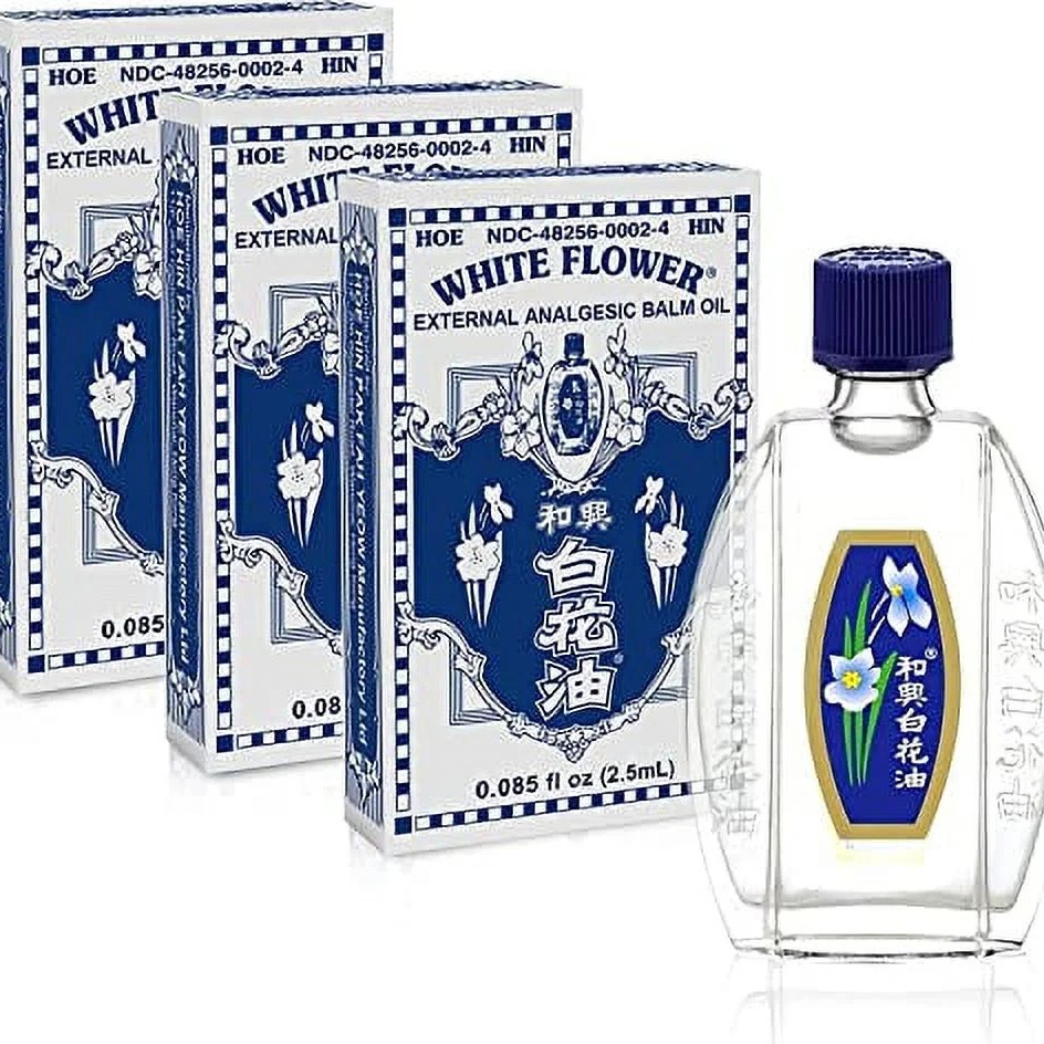 Get HOE HIN White Flower External Analgesic Balm Oil 2.5ml (3 Bottle ...