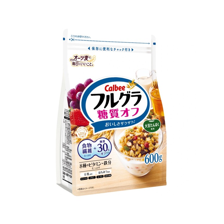 Get Calbee Nutritious Cereal Breakfast 25% Sugar Reduced Flavored Fruit ...