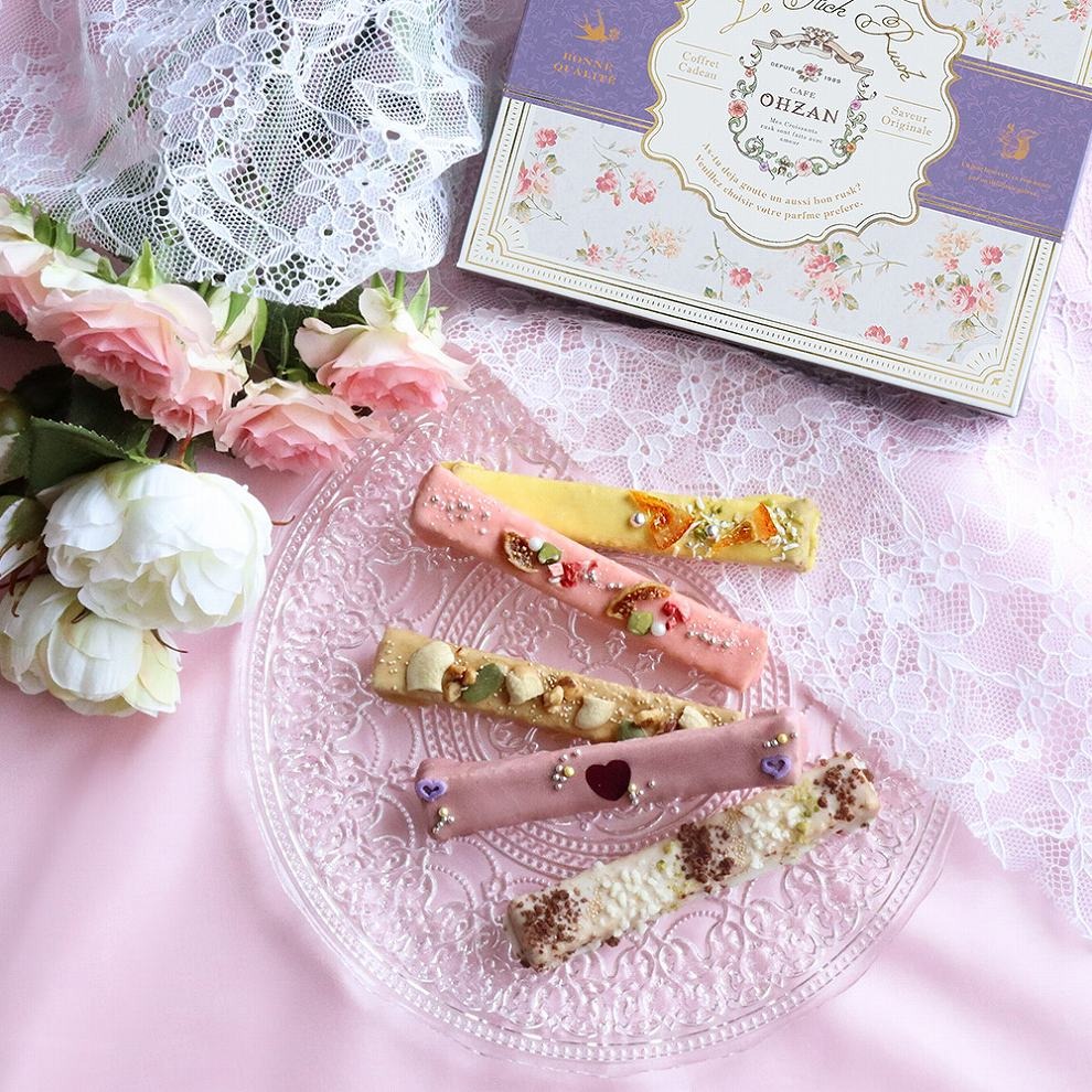 Get CAFE OHZAN Summer Limited Edition/Icing Stick Rusk - Fleur 5 pieces ...