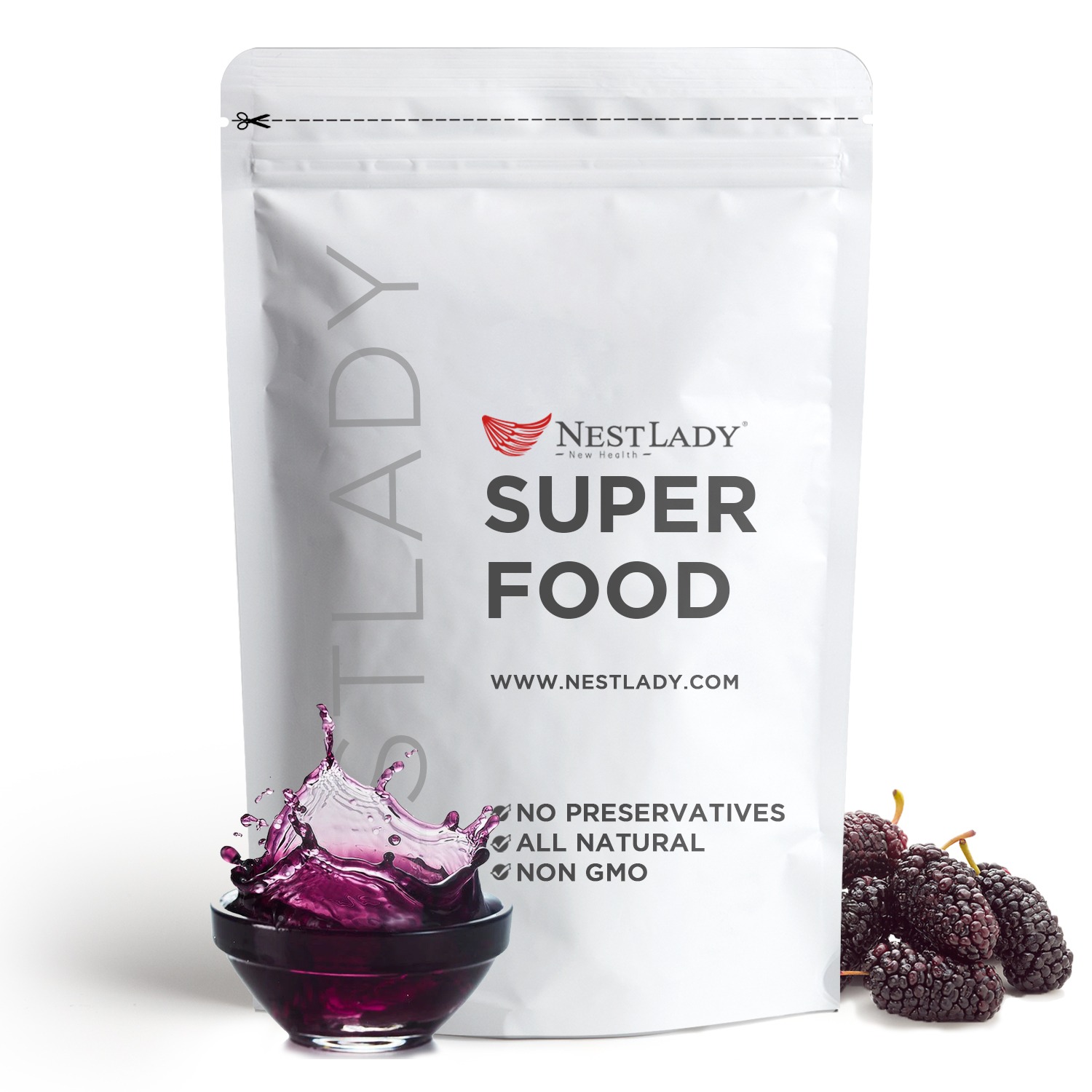 Get NESTLADY Mulberry Magic Puree - Nutrient-Dense Delivered | Weee ...