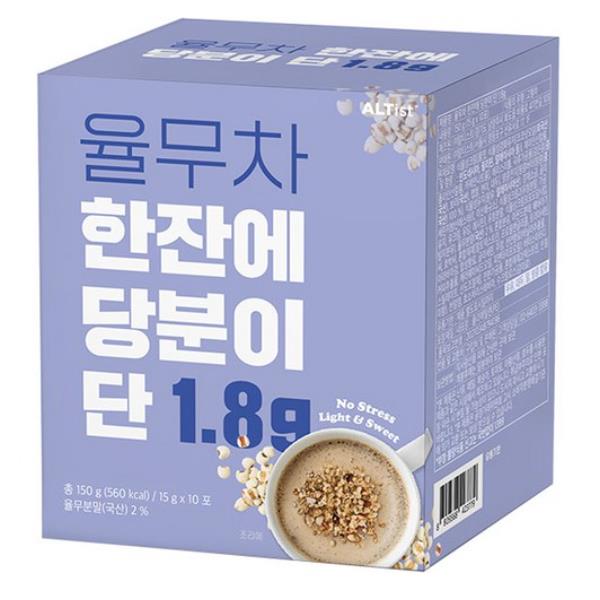 율무차 한잔에 당분이 단 1.8g (15g x 10개입) - Weee!