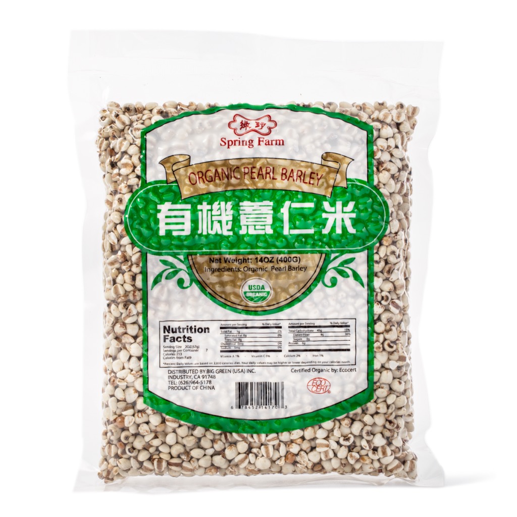 Big Green Spring Farm Organic Pearl Barley - Weee!
