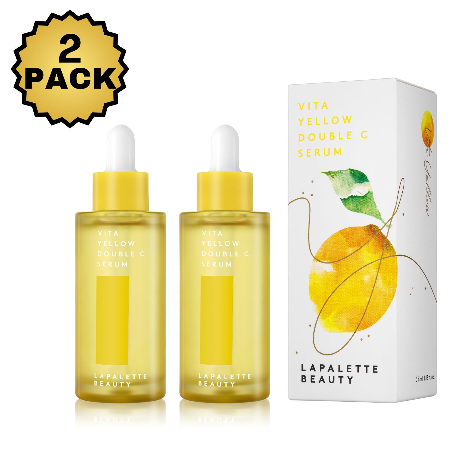 Get Lapalette - Vita Yellow Double C Serum 2-Pack Delivered | Weee ...