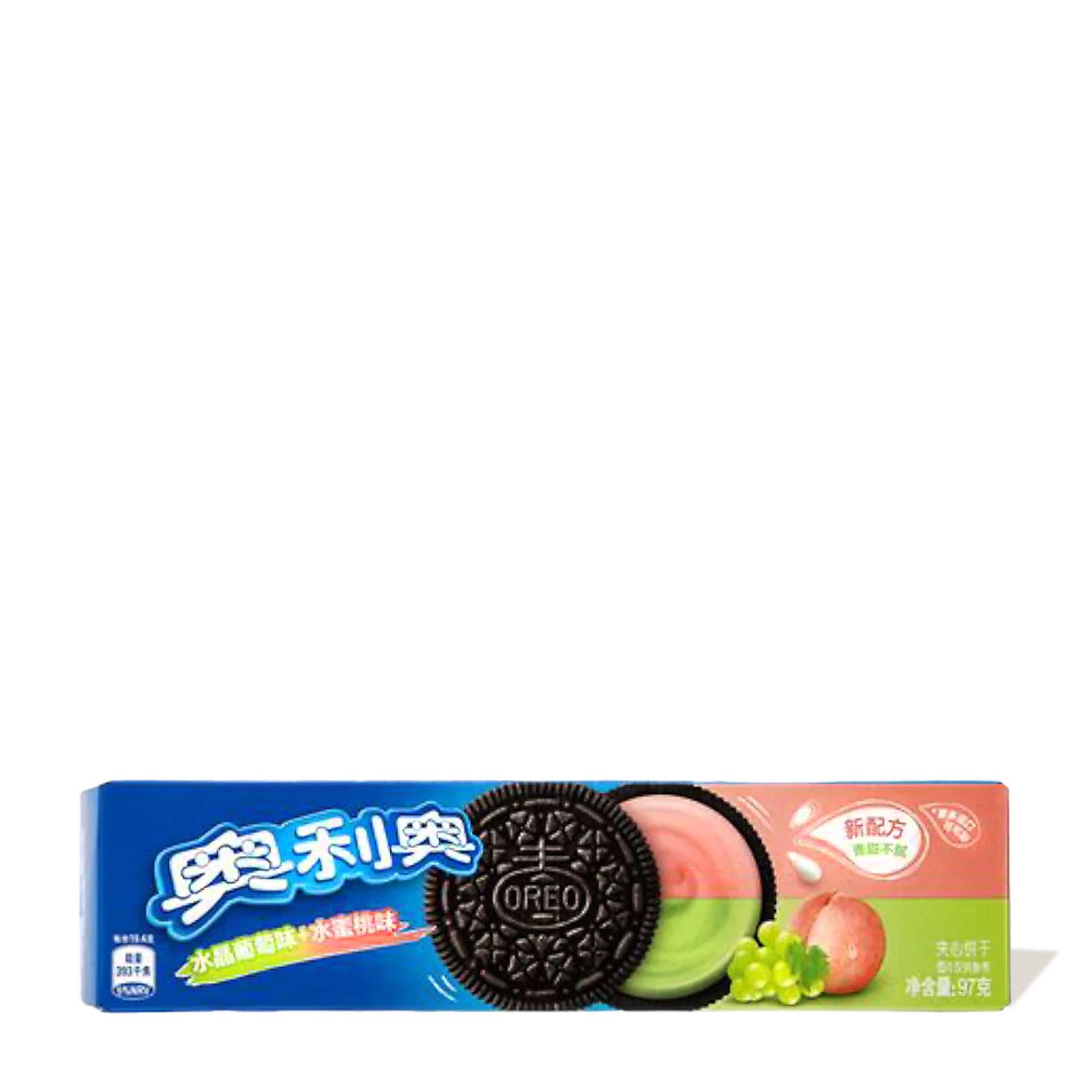 Get Oreo Double Fruit Sandwich Cookies Grape & Peach Delivered | Weee ...