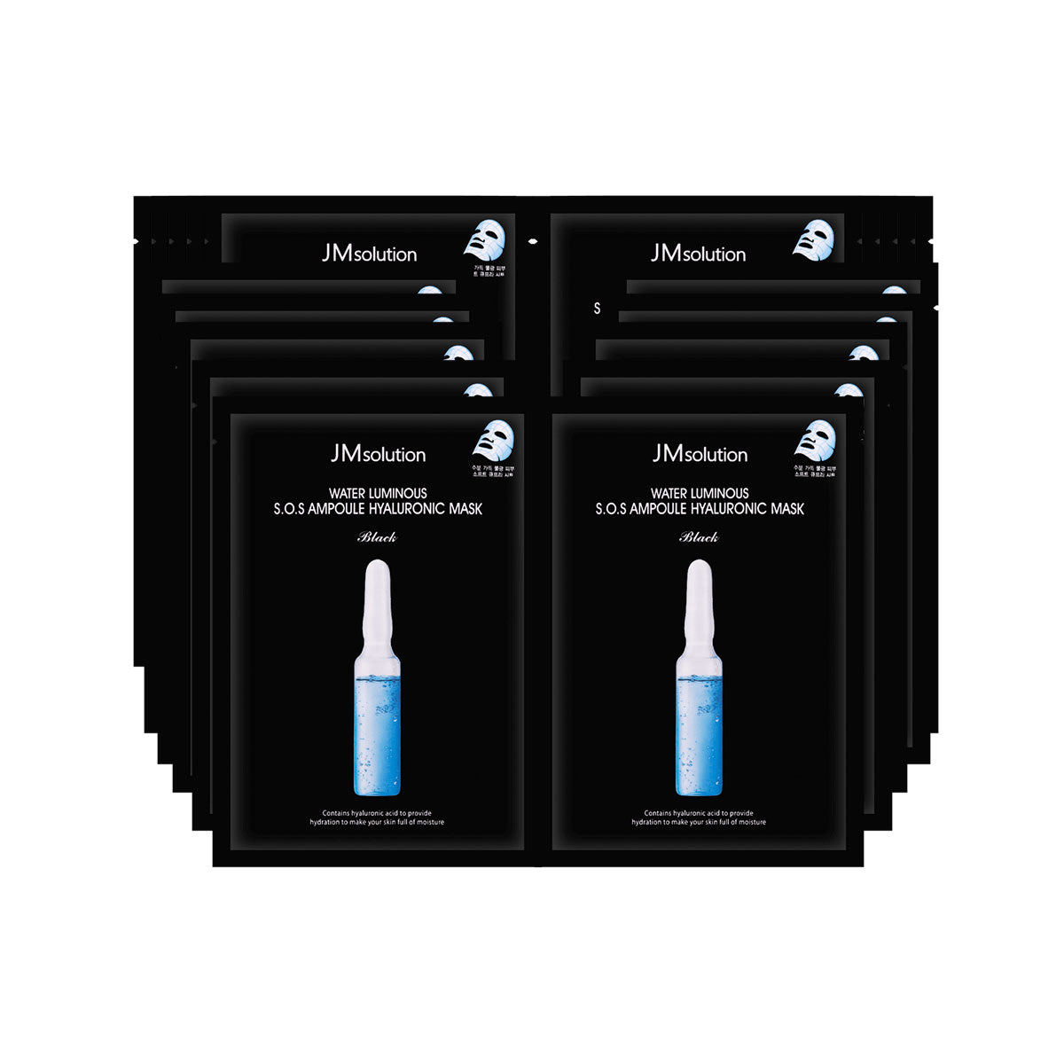 Get JM Solution Water Luminous S.O.S Ampoule Hyaluronic Mask 10Pcs *2 ...