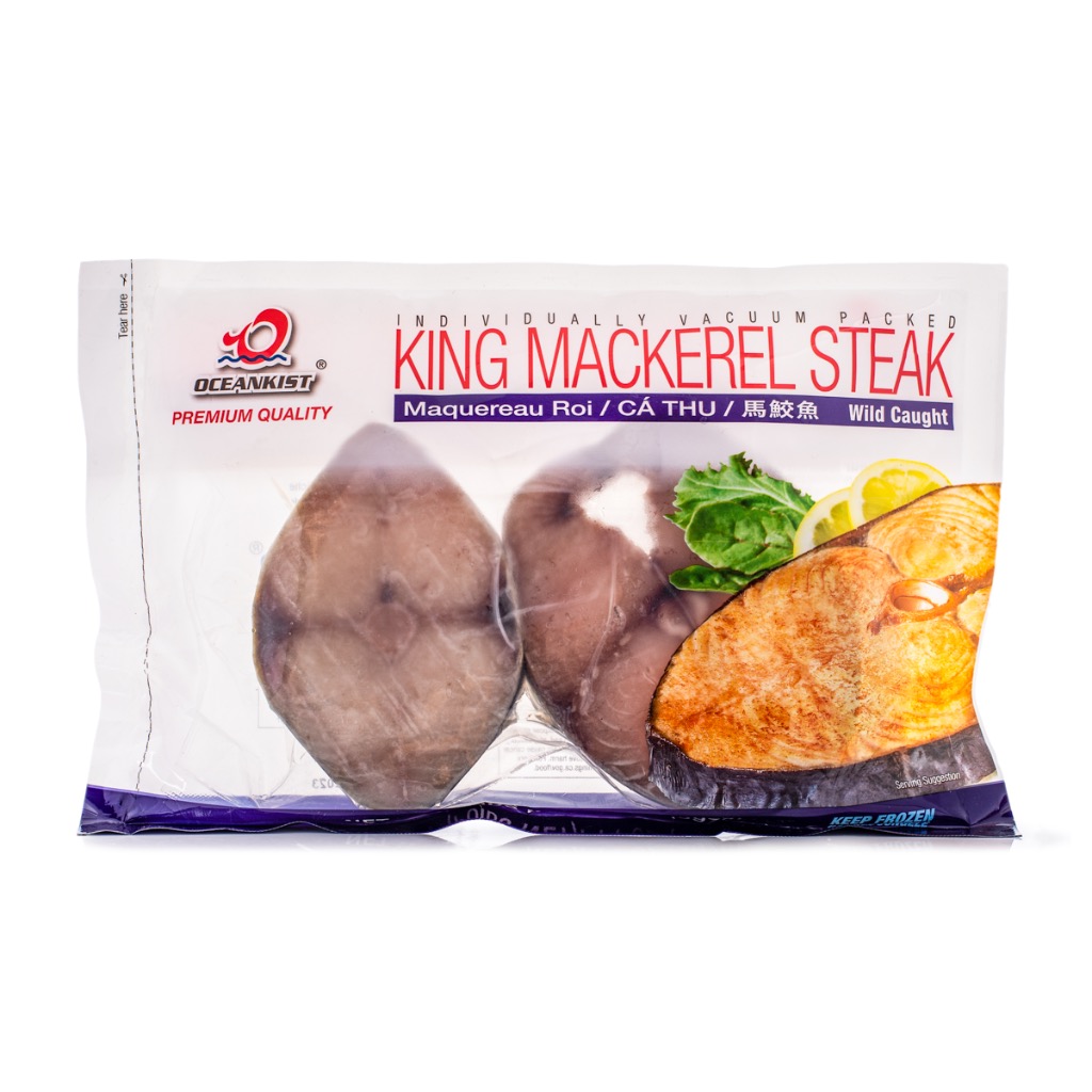 Get Oceankist Wild-Caught King Mackerel Steak, Frozen Delivered | Weee ...
