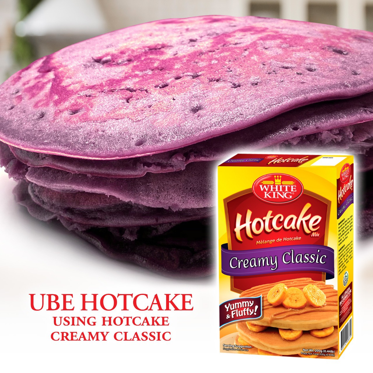 White King Hotcake Ube Mix - Weee!