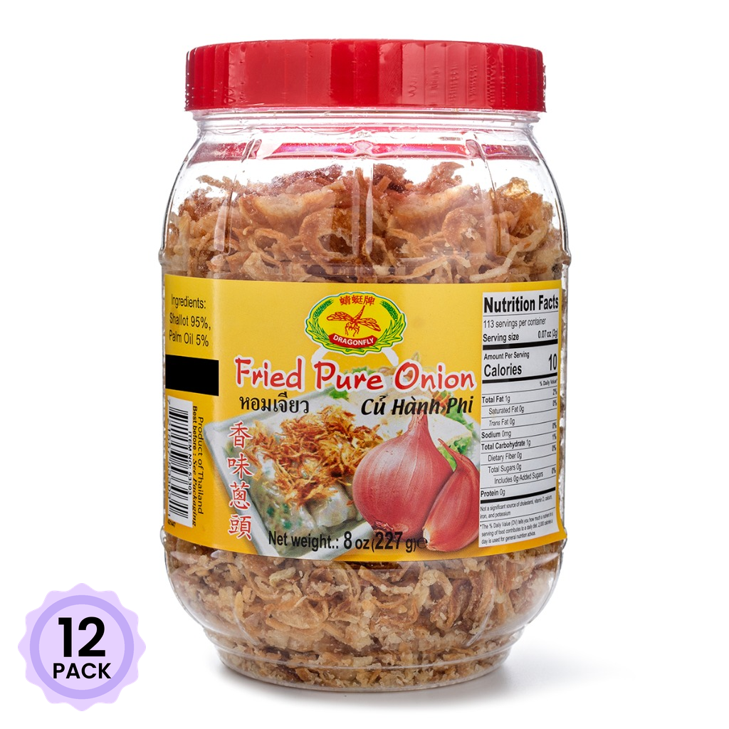 Get Dragonfly Pure Fried Onion 8 oz*12 pack Delivered | Weee! Asian Market