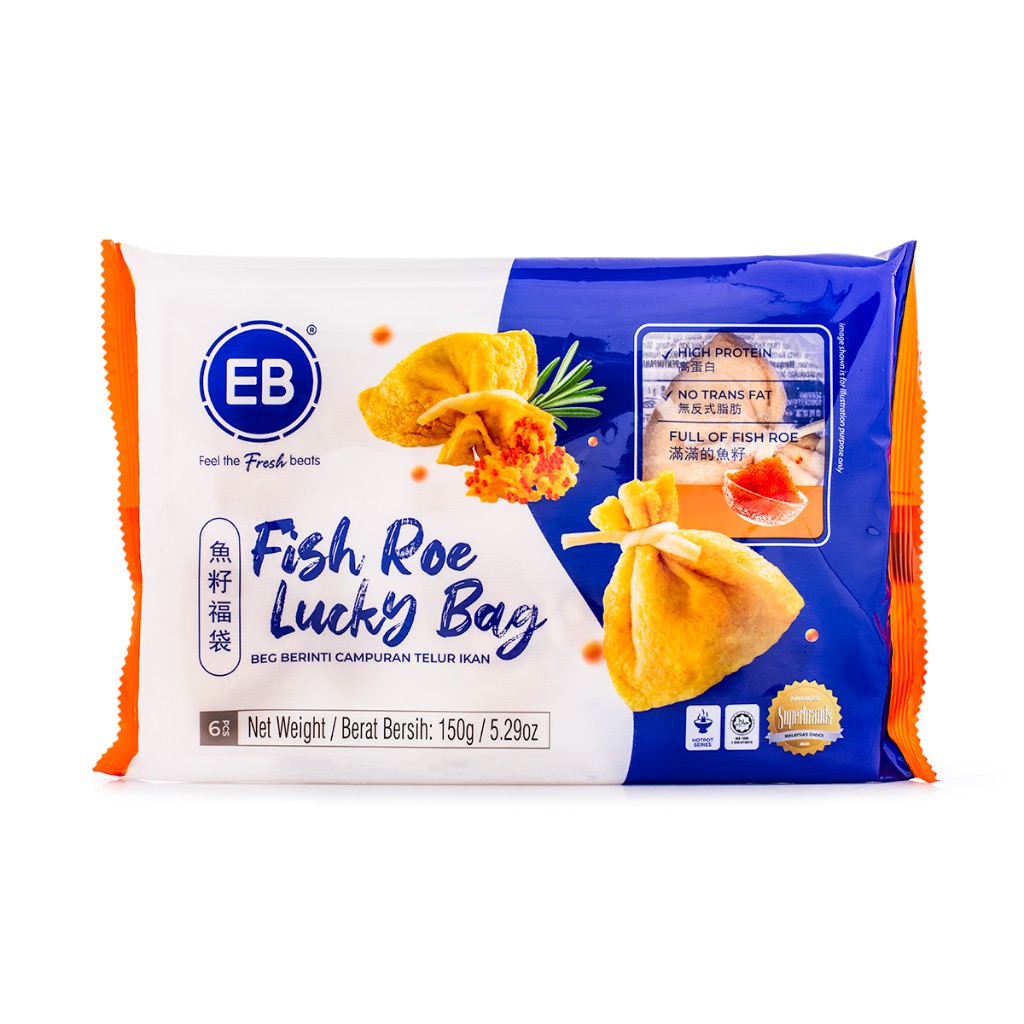 EB Fish Roe Lucky Bag 6pcs, Frozen - Weee!