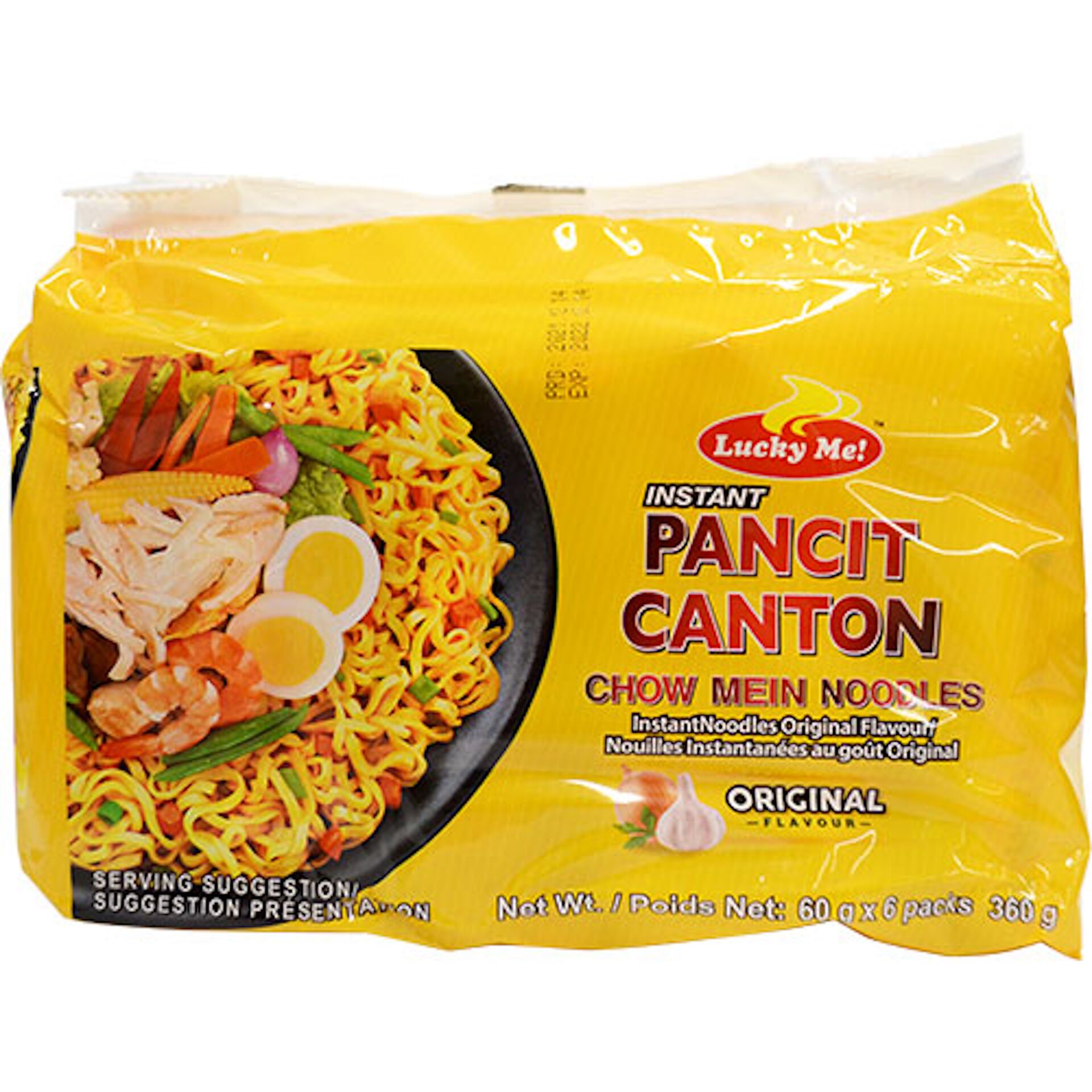 Get Lucky Me Pancit Canton - Original pack of 6 Delivered | Weee! Asian ...