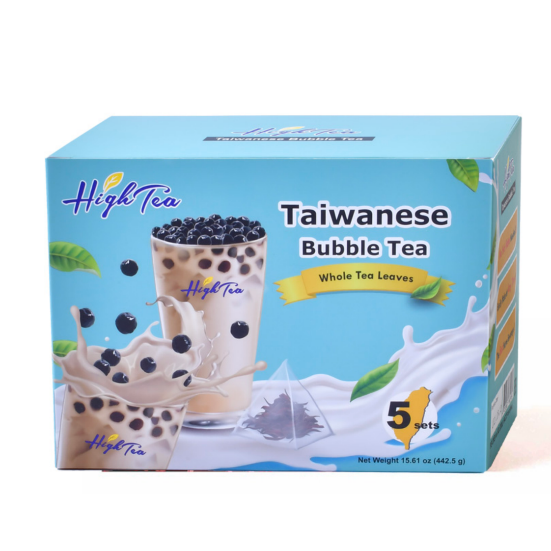 Get HighTea Caramel popcorn flavored boba milk tea - 5 Servings ...
