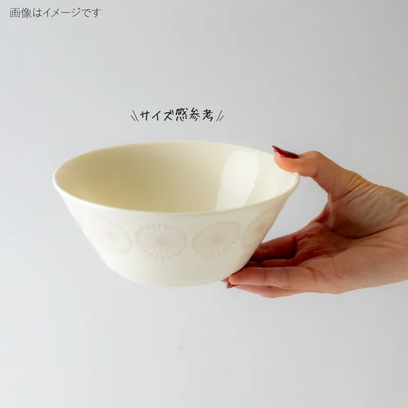 Mino ware White Moco Series 160 Bowl Beige - Weee!