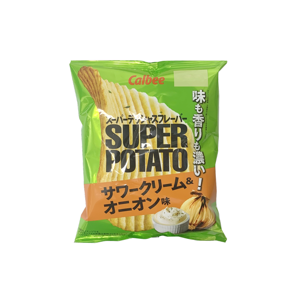 Get Calbee Potatochips crispy and thick ripple potato chips sour cream ...