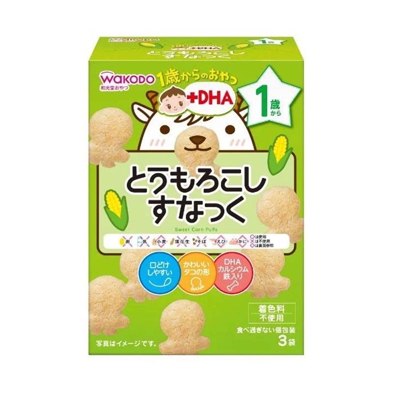 Get WAKODO Corn Ball Rice Crackers 3 bags Delivered | Weee! Asian Market