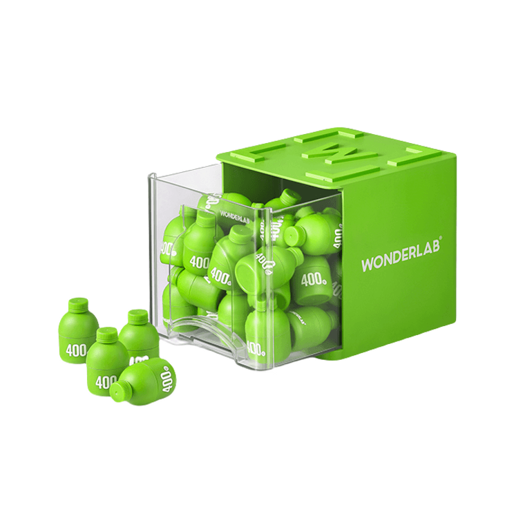 萬益藍WONDERLAB｜小綠瓶口腔益生菌 腸胃口氣益生元凍幹粉 30瓶 - Weee!