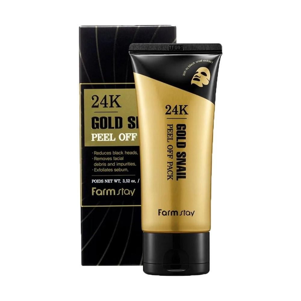 Get FarmStay 24K Gold Snail Peel Off Pack 100g Delivered | Weee! Asian ...