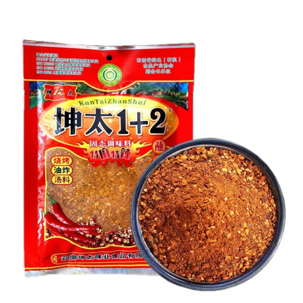 Get Kuntai 1+2 Spicy Water Dip Chili Noodles 150g * 1 Bag Barbecue ...