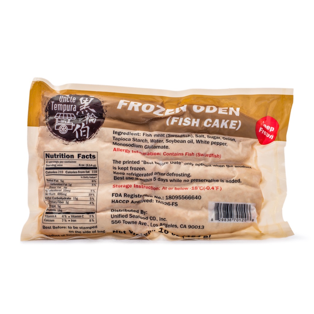 Get Uncle Tempura Oden Fish Cakes, Frozen Delivered | Weee! Asian Market