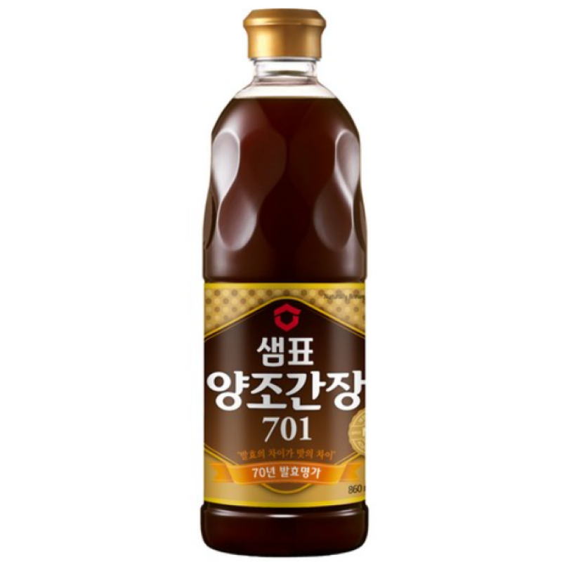 Get [Korea Direct ] Sampyo Brewed Soy Sauce 701 860ml, 1 bottle Delivered | Weee! Asian Market