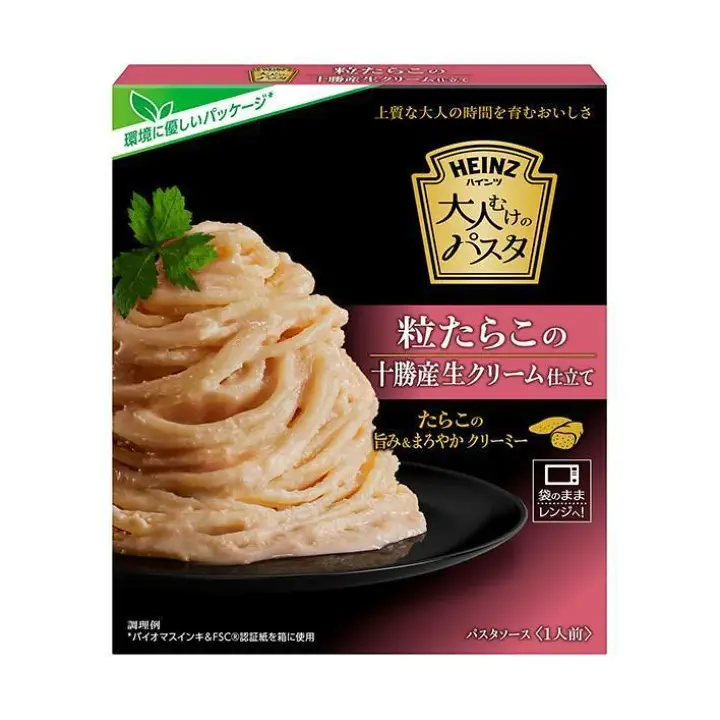 【日本直邮】亨氏 意大利面酱 奶油鳕鱼子风味 110g 1盒装 - Weee!