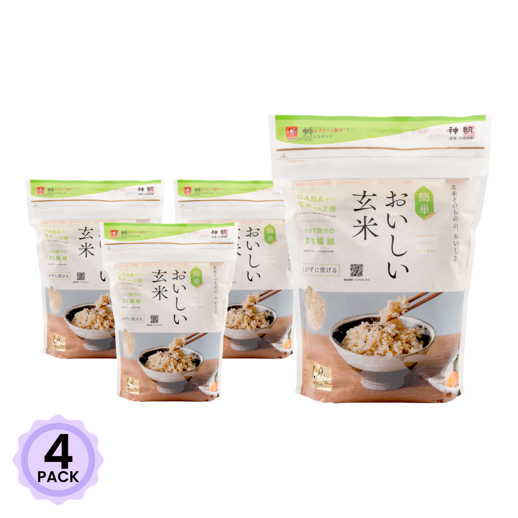 Get Shinmei Oishii Genmai Brown Rice 1800 g*4 pack Delivered | Weee ...