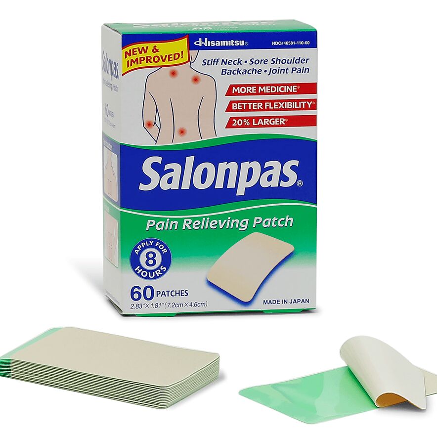 Get Salonpas Pain Relieving Patch 60 count Delivered | Weee! Asian Market
