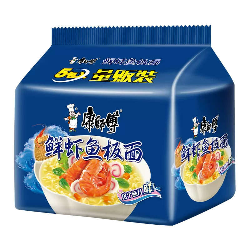 Get Master Kong instant noodles classic shrimp fish noodle five ...