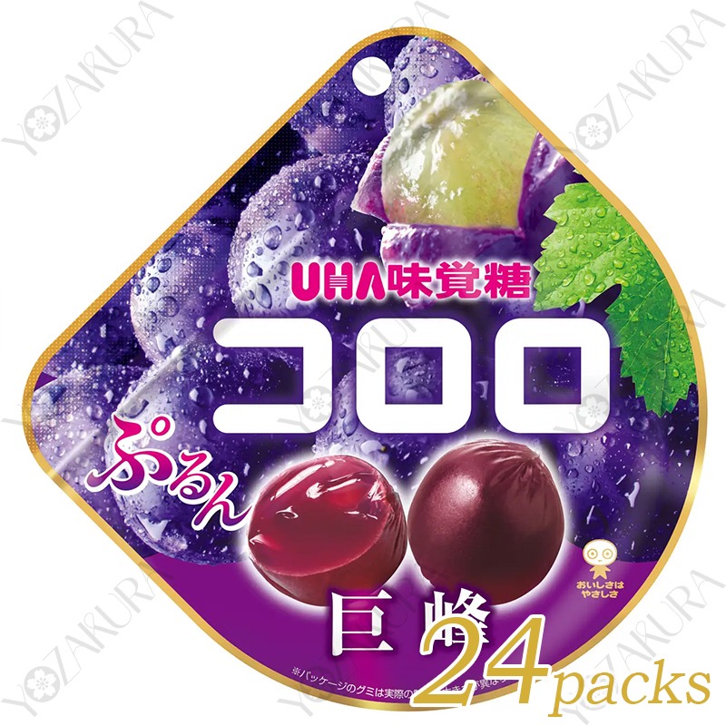 Get UHA Mikakuto Kororo Kyoho Grape 48g * 24 Packs Delivered | Weee! Asian Market