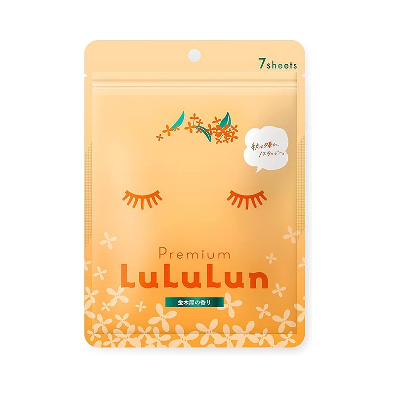 LULULUN 面膜 桂花 限定 金木犀香 Premium Lululun 金木犀 7片 - Weee!