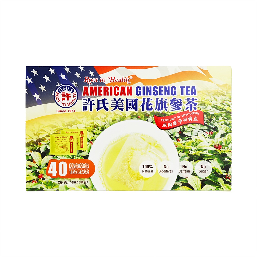 Get HSU'S GINSENG American Ginseng Tea 40ct Delivered | Weee! Asian Market