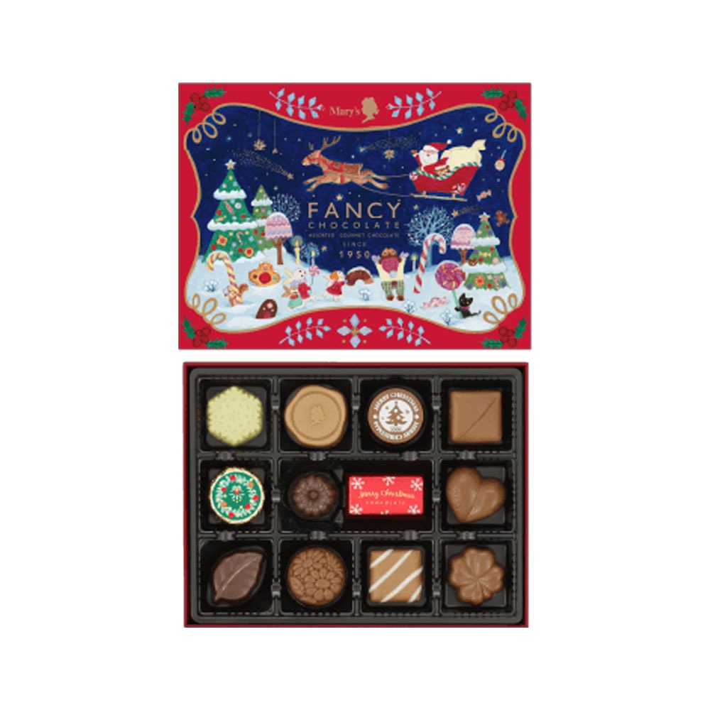Mary's Chocolate Christmas fancy chocolates - Weee!