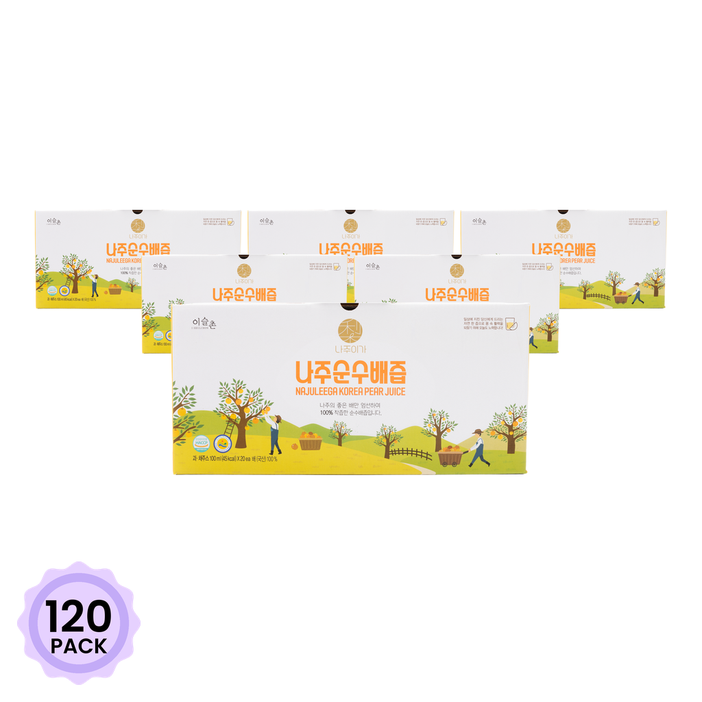 Get Jeollanam-do Korean Pear Juice 100 ml*120 pack Delivered | Weee! Asian Market