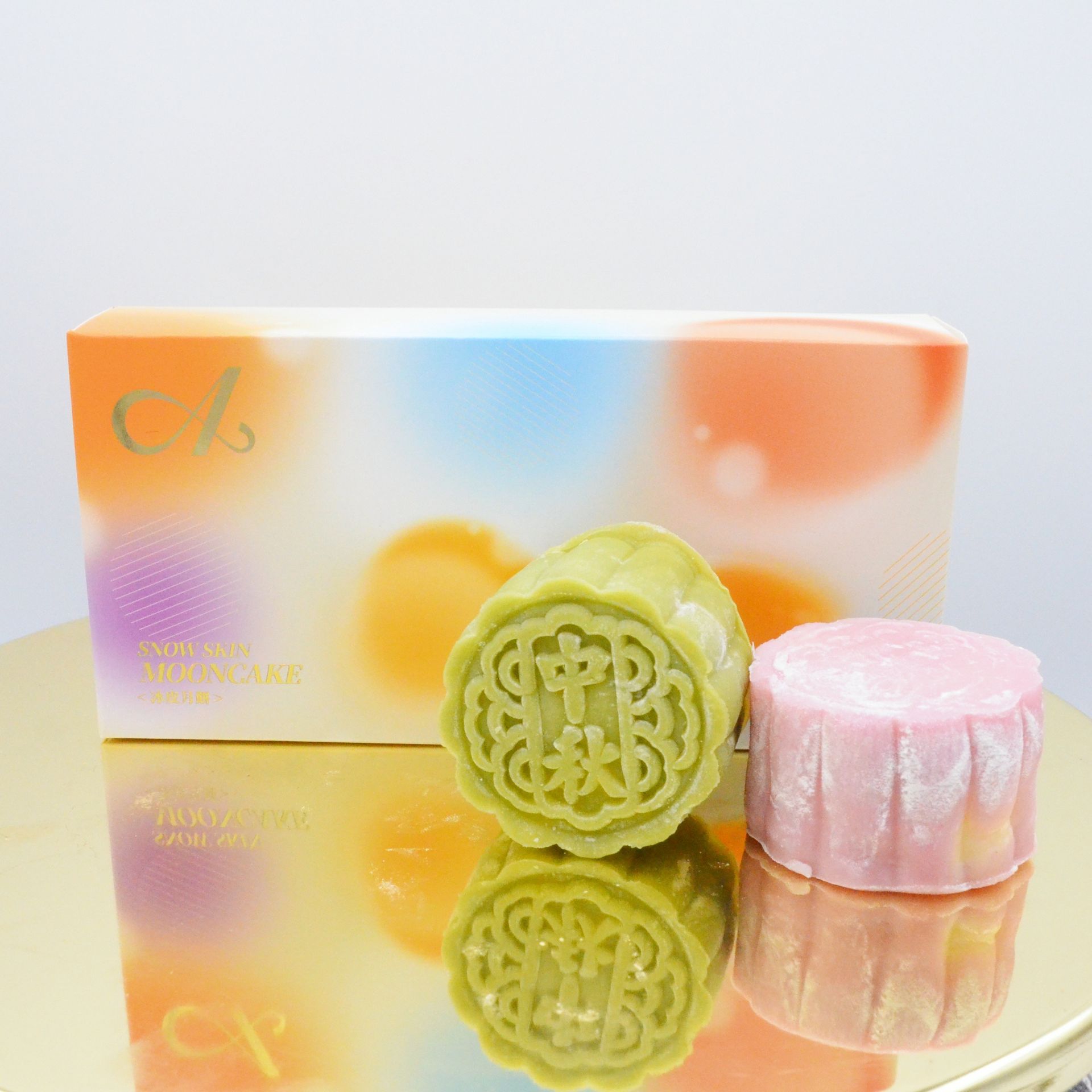 Matcha & Purple Yam Snow Skin Mooncakes 2 count - Weee!