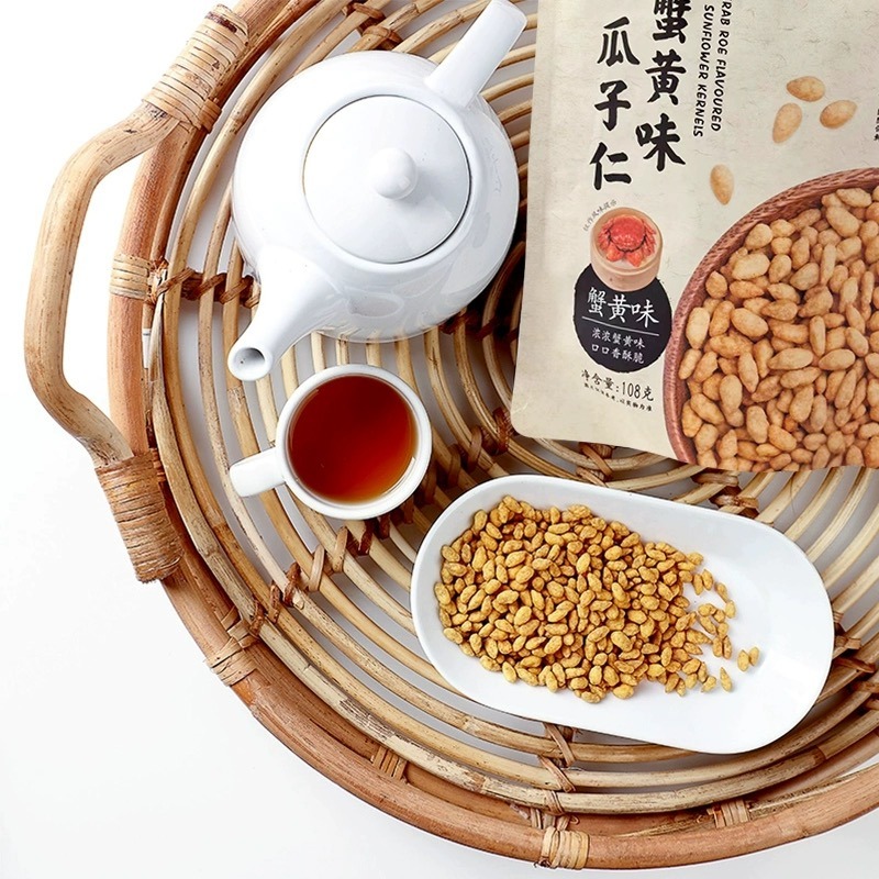 Get Melon Seed Kernel with Crab Roe Flavor 108g*2 Snacks Nuts Delivered | Weee! Asian Market