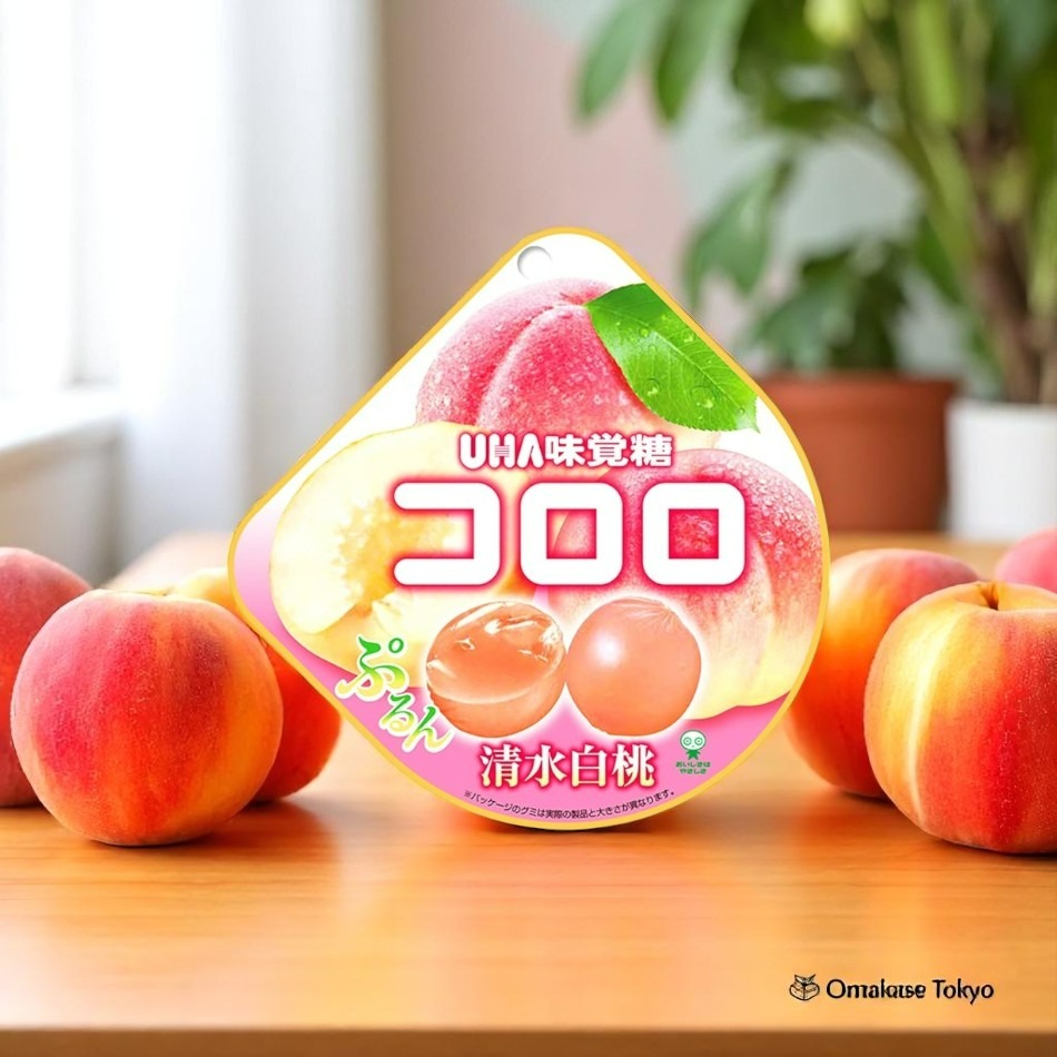 Get UHA Mikakuto Kororo Shimizu White Peach, 40g x 6 Delivered | Weee! Asian Market