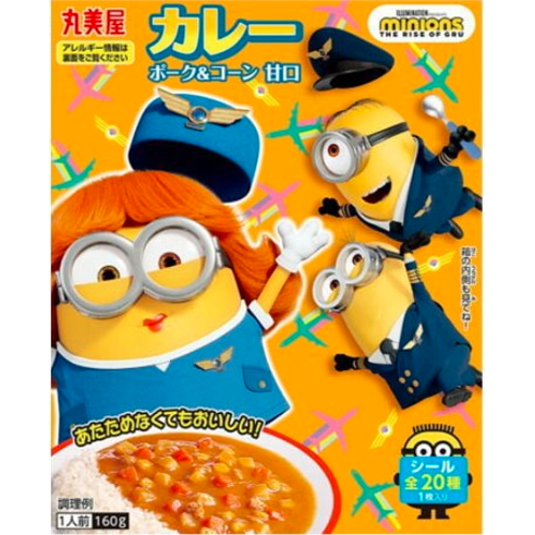 MARUMIYA MINIONS Sweet Corn Curry 160g 1box - Weee!