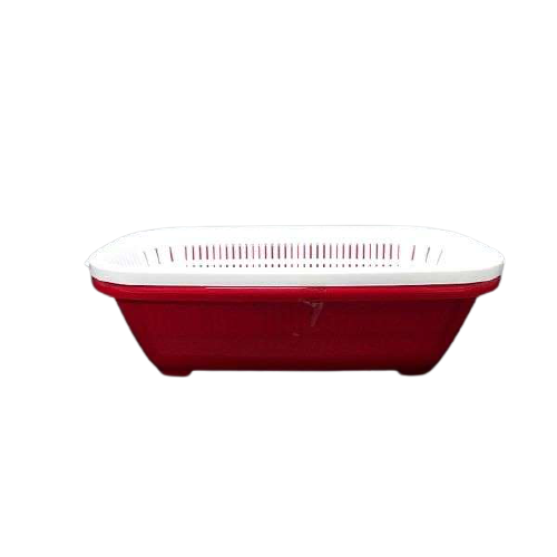 Get Stackable Colander Bowl, Slim-Shaped Red Delivered | Weee! Asian Market