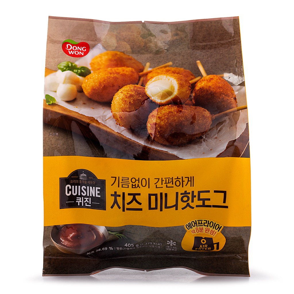 Get Dongwon Cuisine Air Crispy Mini Cheese Hotdog, Frozen Delivered ...