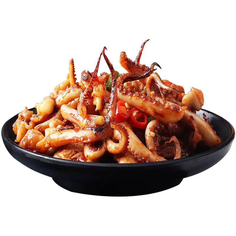 Get Spicy Squid Iron Plate Squid Mustard Hunan Specialty Spicy Snacks ...