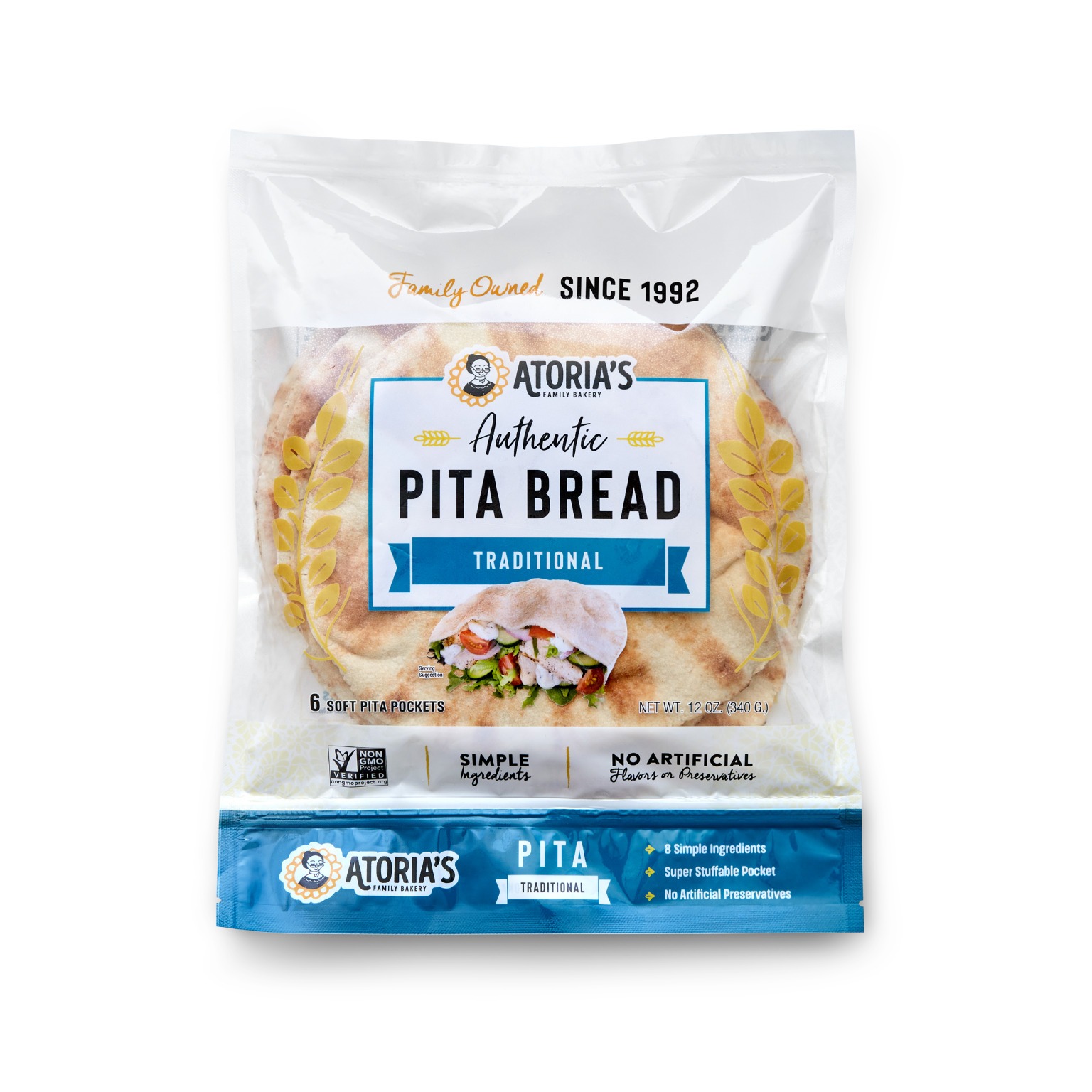 Get Traditional Pita Flatbread Delivered | Weee! Asian Market
