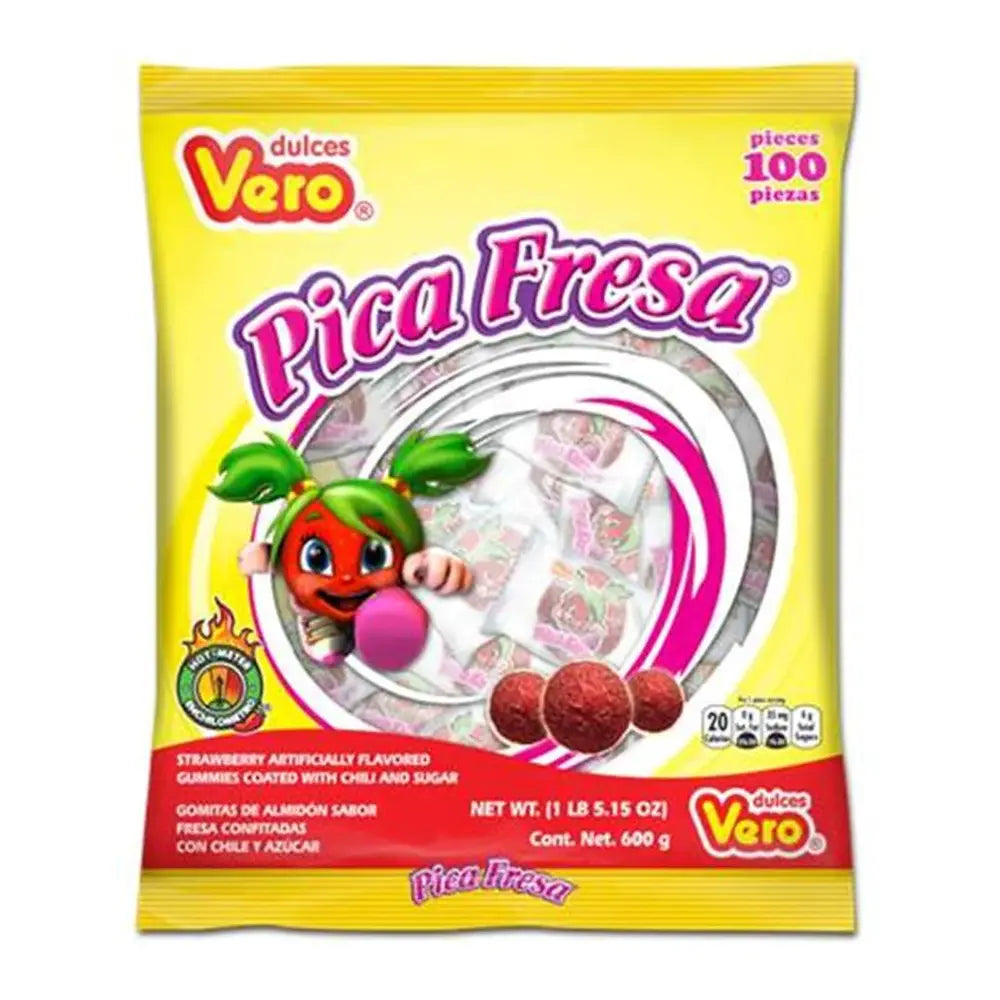 Vero Pica Goma Fresa 100 ct - Case - 8 Units - Weee!
