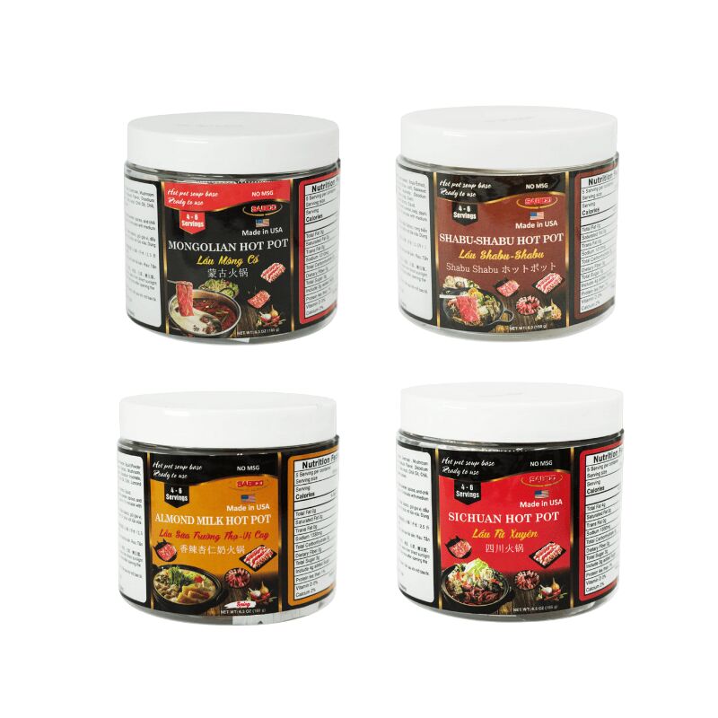 Get SABICO Hot Pot Soup Base - 4 Flavors 4 count Delivered | Weee ...