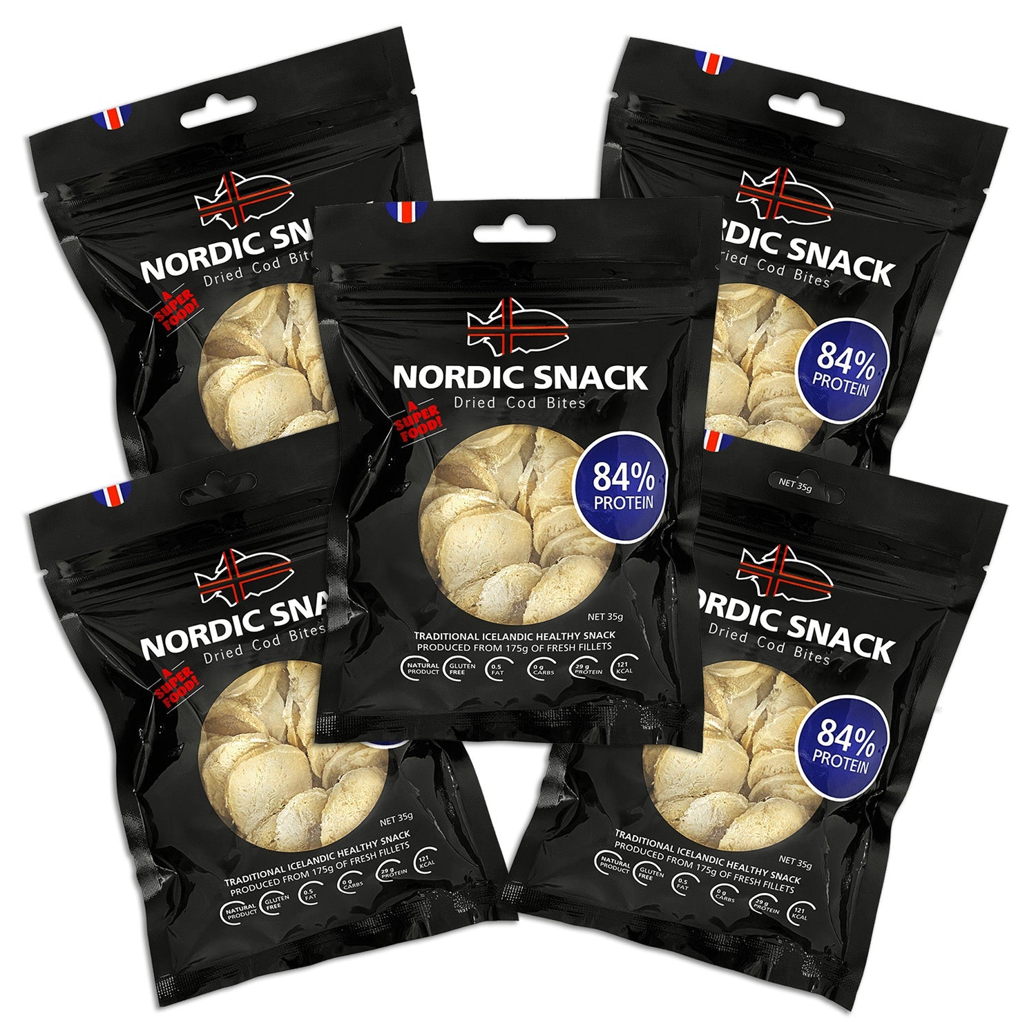 Get Dried Cod Bites, Nordic Snack (35g) 5 pack Delivered | Weee! Asian ...