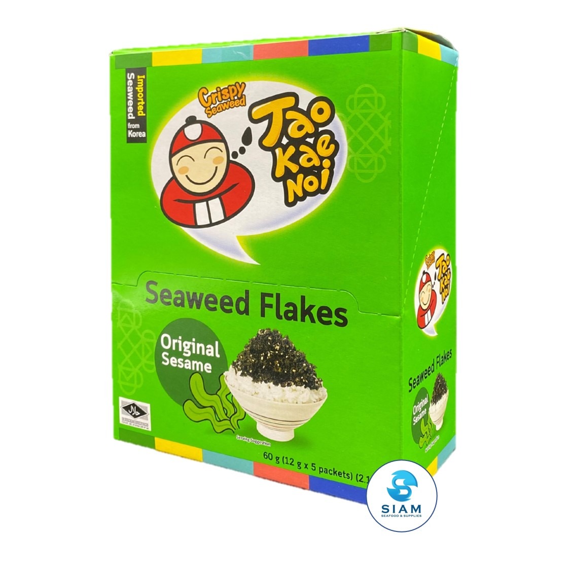 Get Tao Kae Noi, Furikake, Crispy Seaweed Flakes, Original Sesame, 5 ...