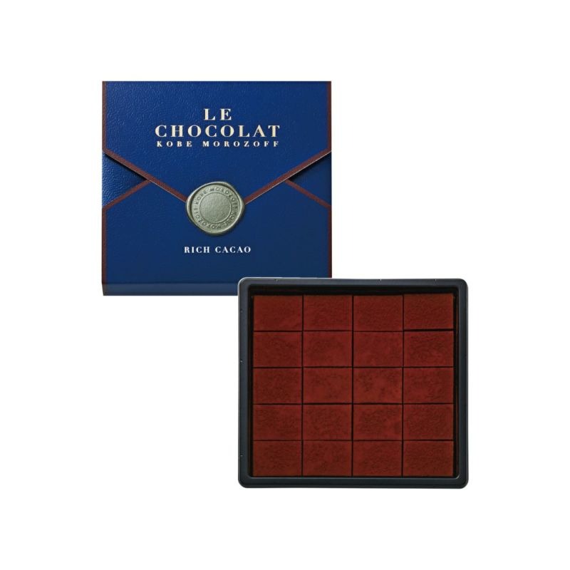 【日本直邮】MOROZOFF浓厚可可生巧 105g 20枚装 - Weee!